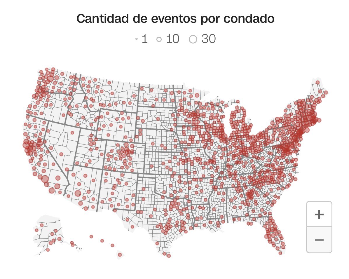El mapa de las protestas por las redadas anti migrante – Baja ...